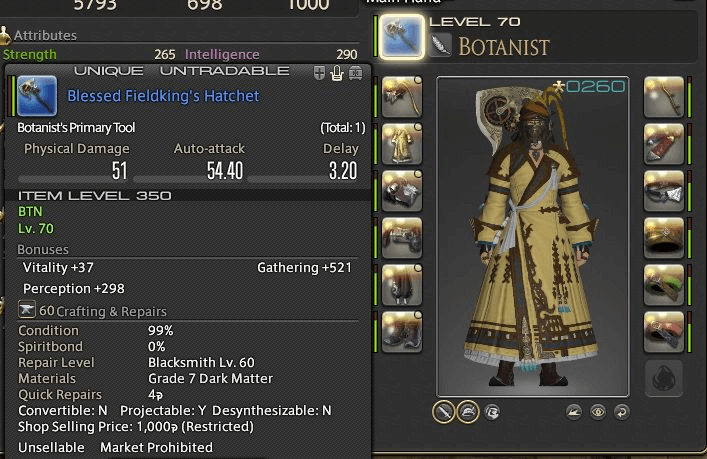 How to Get the Botanist Weapons in Final Fantasy XIV