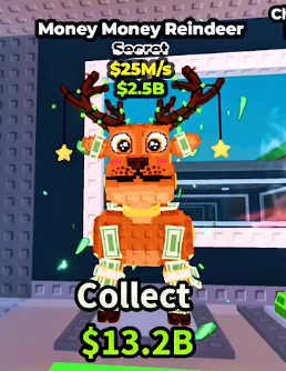 Money Money Reindeer in Steal a Brainrot – How to Get, Rarity, and Income