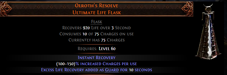 Olroth's Resolve (Life Flask) in Path of Exile 2: Why It's a Must-Have