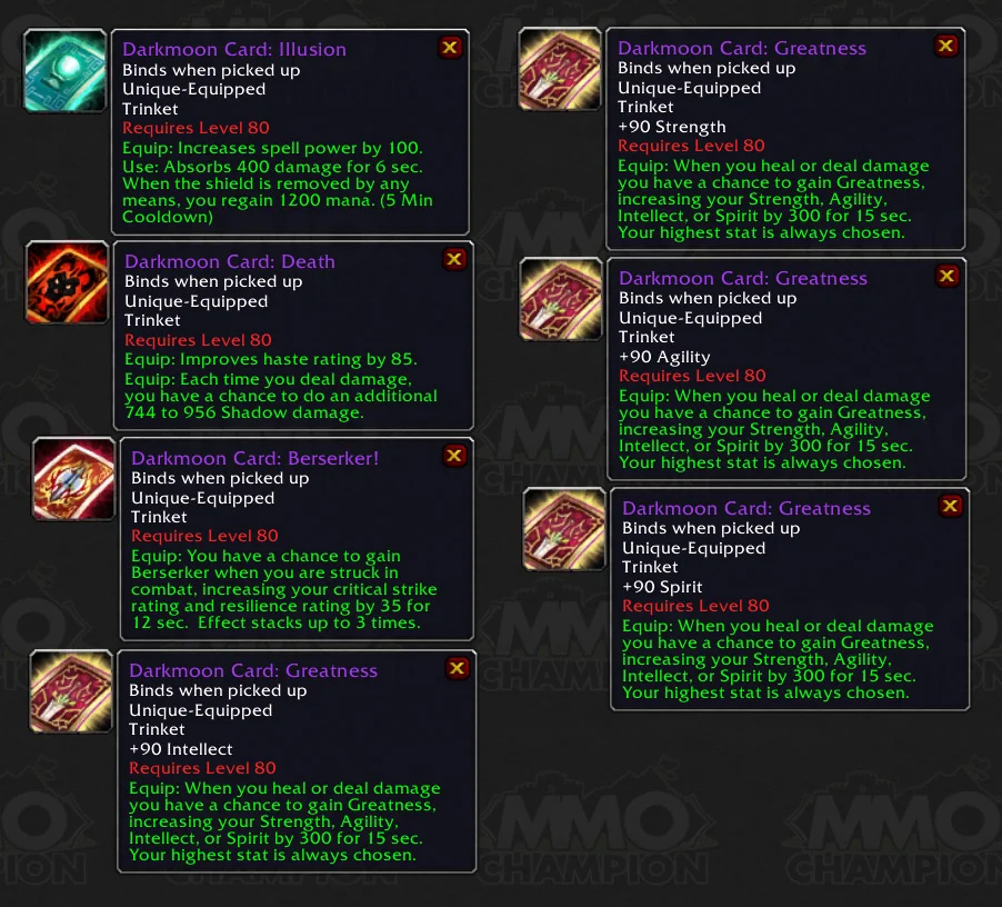 Best WOTLK Classic Trinkets Guide