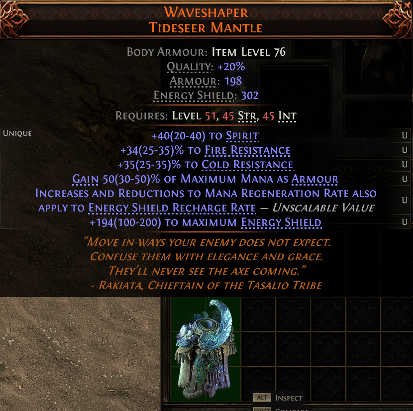 Buy Path of Exile 2 Waveshaper Tideseer Mantle | MMOJUGG.COM