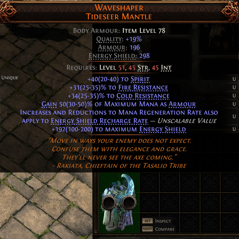 Buy Path of Exile 2 Waveshaper Tideseer Mantle | MMOJUGG.COM